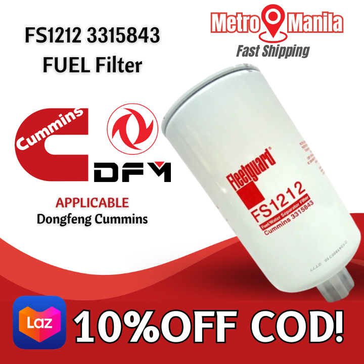 FS1212 3315843 Fuel Filter Dongfeng Cummins | Lazada PH