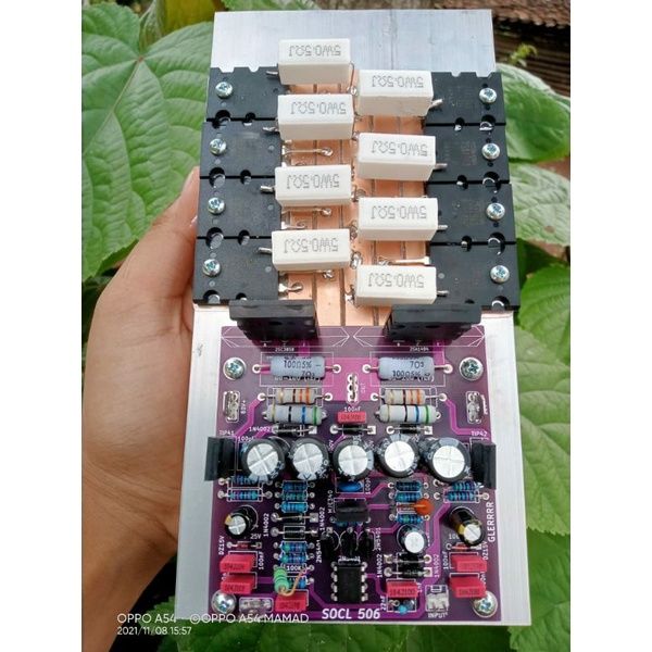 DRIVER POWER AMPLIFIER SOCL 506 TEF DOUBLE LAYER TINGGAL COLOK PSU ...