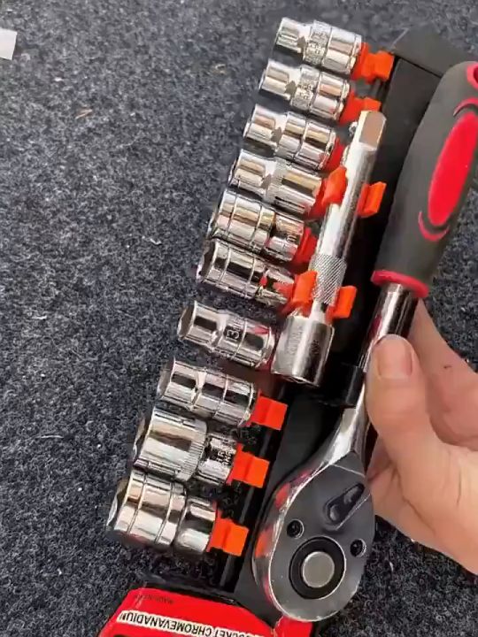 Ktools ชุดประแจเครื่องมือ ชุด 12 ชิ้น 1/2 CR-V ประแจวงล้อ ซ็อกเก็ตหกจุด ...