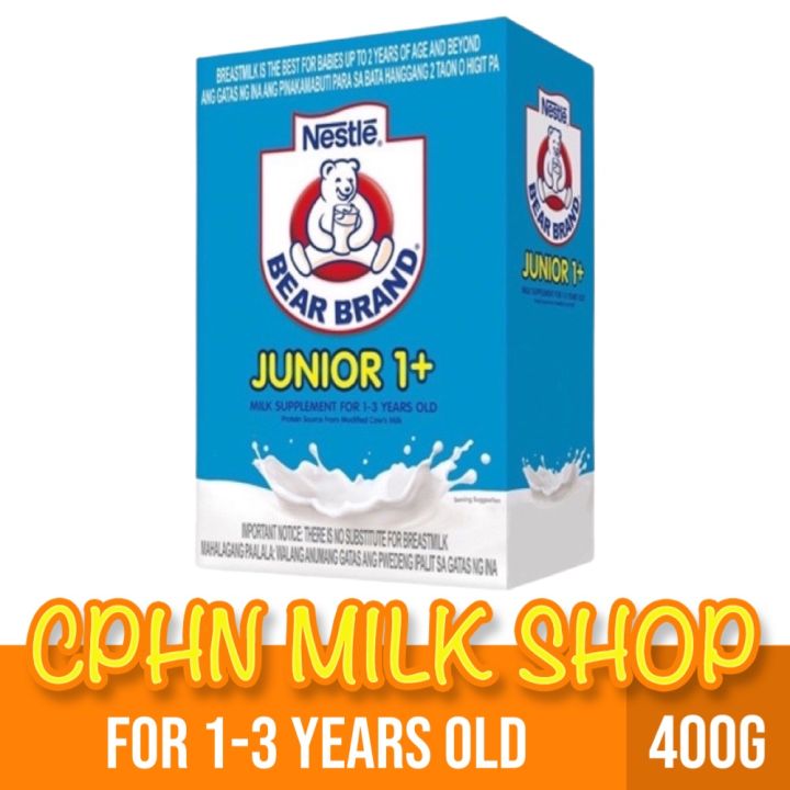 BEAR BRAND Junior 400g 1-3 Years Old Milk Supplement | Lazada PH
