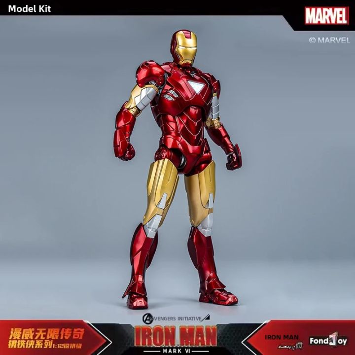 Bộ Mô Hình Fondjoy Avengers Iron Man MK6 Tỷ Lệ 1/12, Cao 15cm, Nhân Vật ...