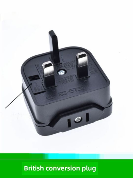 National Standard Two Pin Plug American to British Standard 13a5a with ...