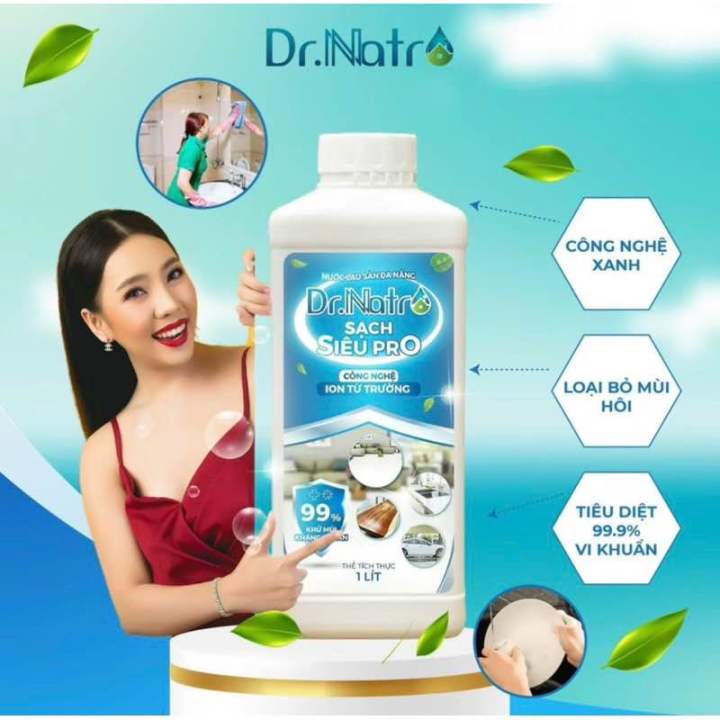 [ Mua 1 tặng 2] Nước Lau Sàn Đa Năng Dr Natro Làm Sạch Mọi Bề Mặt Vết ...