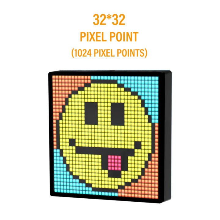 Smart LED Matrix Pixel Display RGB DIY Graffiti Bluetooth App Control Art Display For Gaming ...