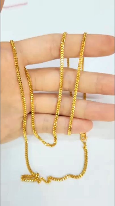 Rantai Leher Mesin Padu Emas 916 KK Goldtech/KK Goldtech 916 Gold Solid ...