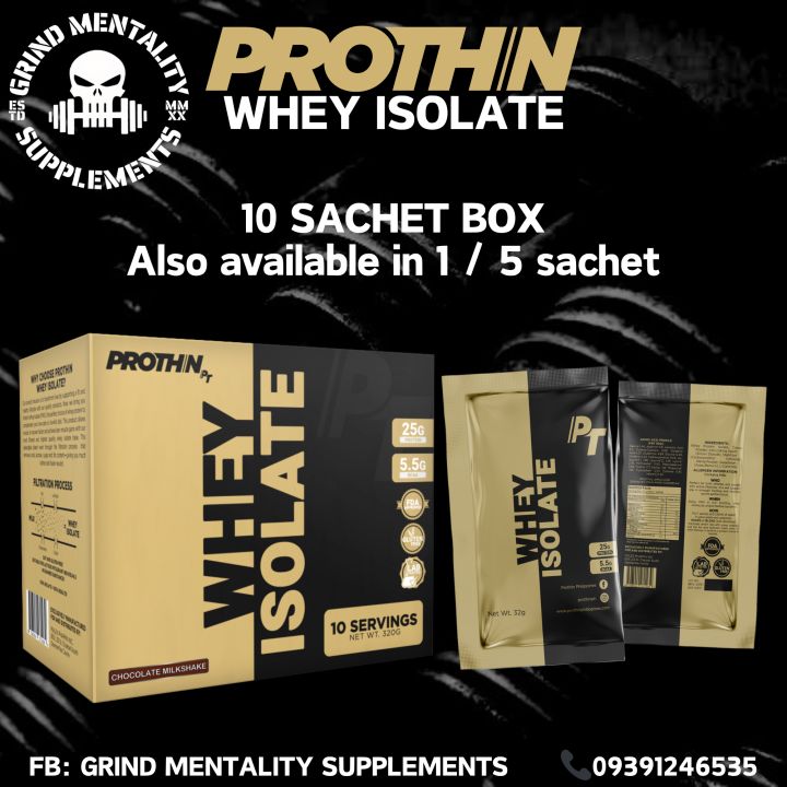 PROTHIN WHEY ISOLATE PER SACHET | Lazada PH