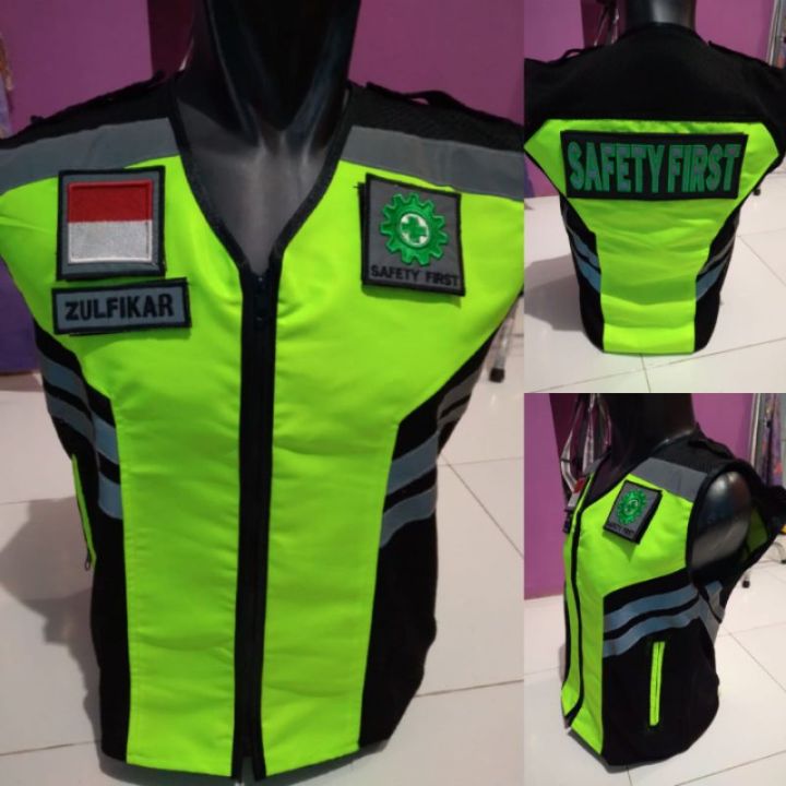 ROMPI SAFETY FIRST bahan jala taslan free nama | Lazada Indonesia