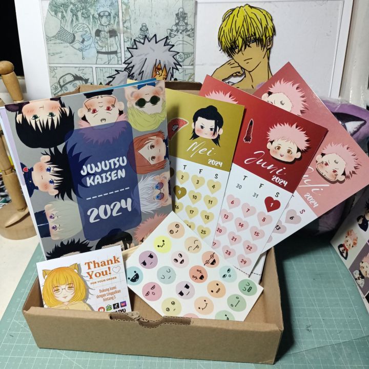Kalender Anime Jujutsu Kaisen 2024 Aesthetic by KAWAIYU | Lazada Indonesia
