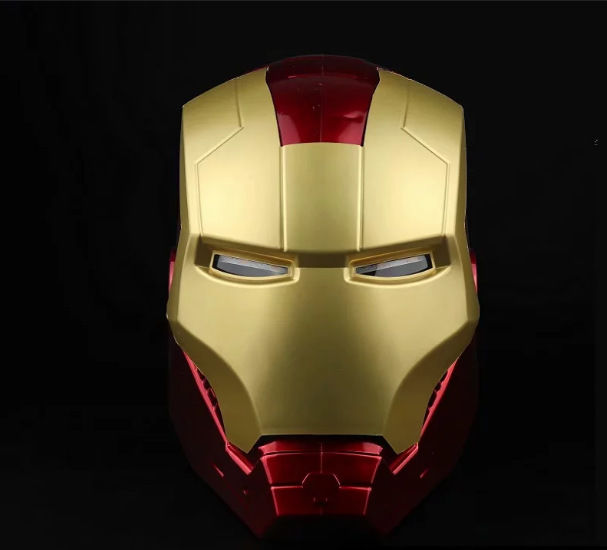 Iron Man Helmet Mk5 Jarvis Wearable Electric Deformable Luminous Mark 5 ...