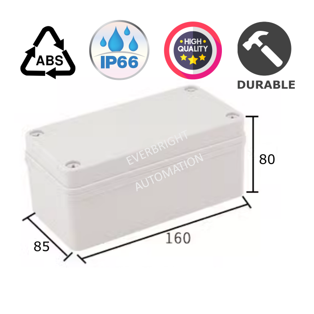 ABS Weatherproof IP66 Enclosure Box Junction Box Electrical Box 160mm x ...