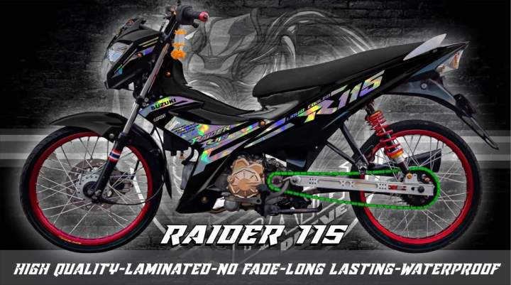 SUZUKI RAIDER J115 DECAL STICKER 2022 DESIGN | Lazada PH