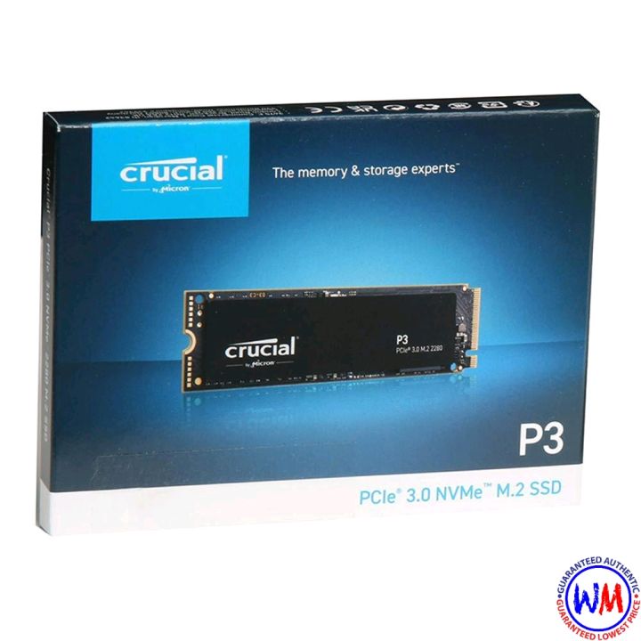 Crucial P3 1TB PCIe 3.0 3D NAND NVMe M.2 SSD, up to 3500MB/s ...