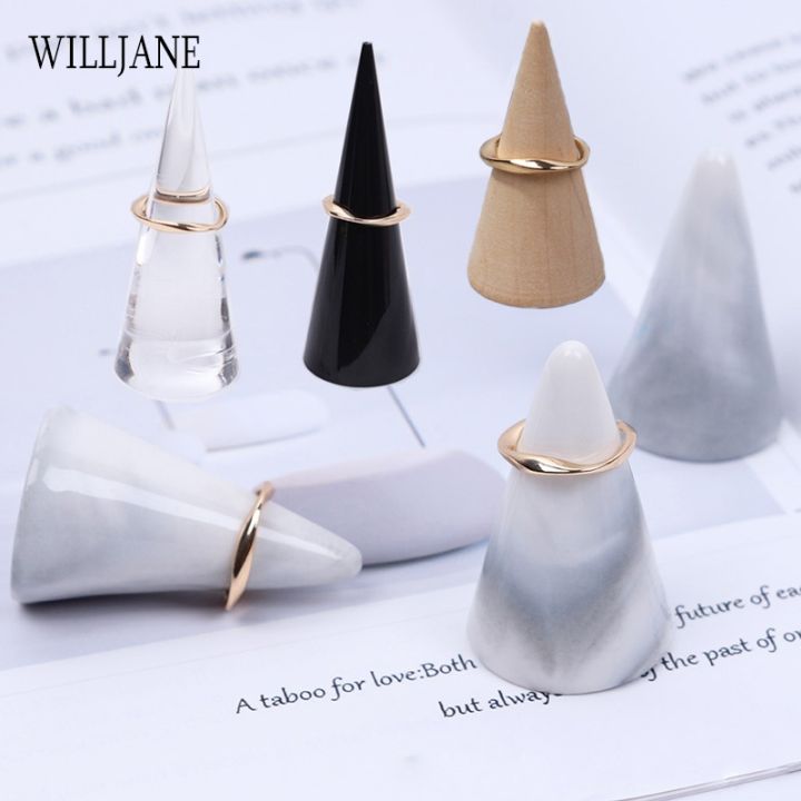 Solid Jewelry Ring Display Stand Solid Finger Shape Ring Photography ...