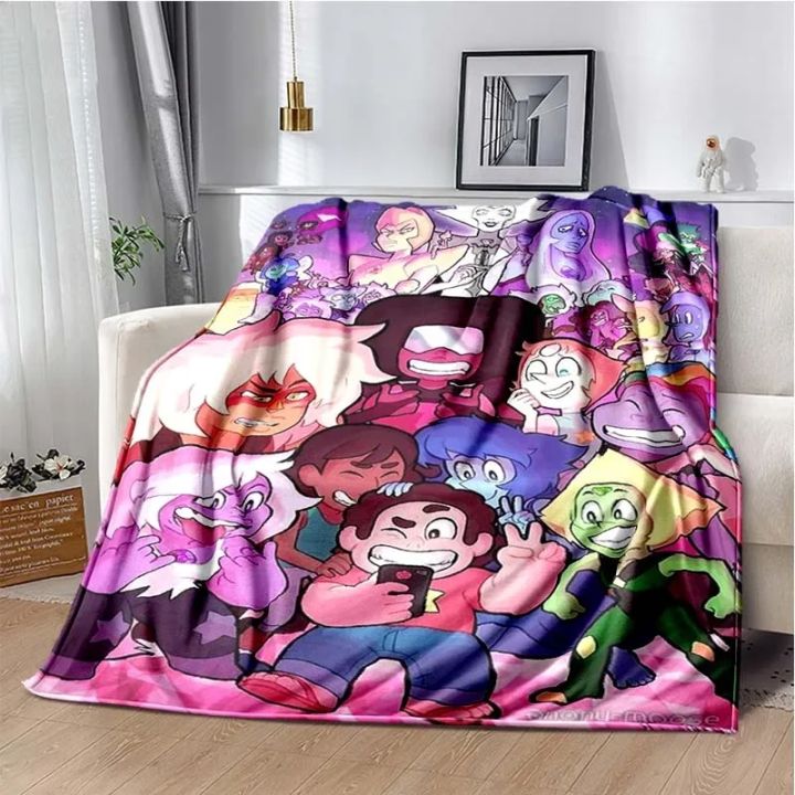 Steven Universe Cute Cartoon Blanket Kid's Warm Flannel Throw Blanket ...