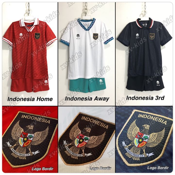 Jersey Setelan Anak Indonesia Setelan Anak Timnas Indonesia AFF 2022 ...