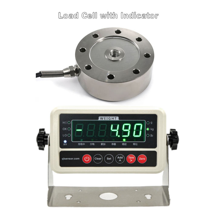 new Spoke Type Load Cell Sensor with Indicator Digital Readout Display Weight Scale Sensor ...