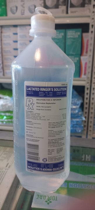 Lactated Ringers Solution 1 Liter Lazada Ph