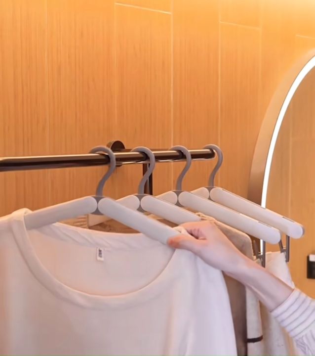 DXL Folding Clothes Hanger Portable Travel Clothes Hanger Dormitory For ...