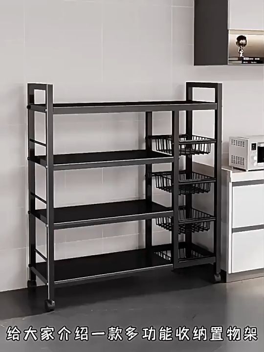 Thicken Kitchen Storage Cabinet 304 Stainless Steel Kitchen Racks ...