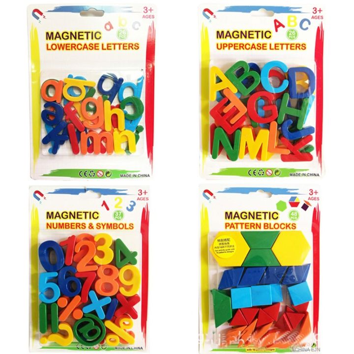 26pcs Magnetic Learning Alphabet Letters Plastic Refrigerator Stickers ...