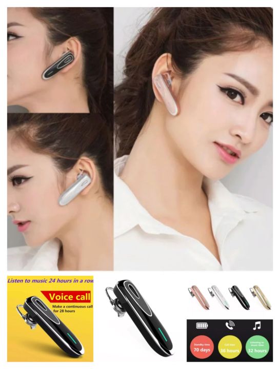 Headset bluetooth model K1 Putih original impor | Lazada Indonesia