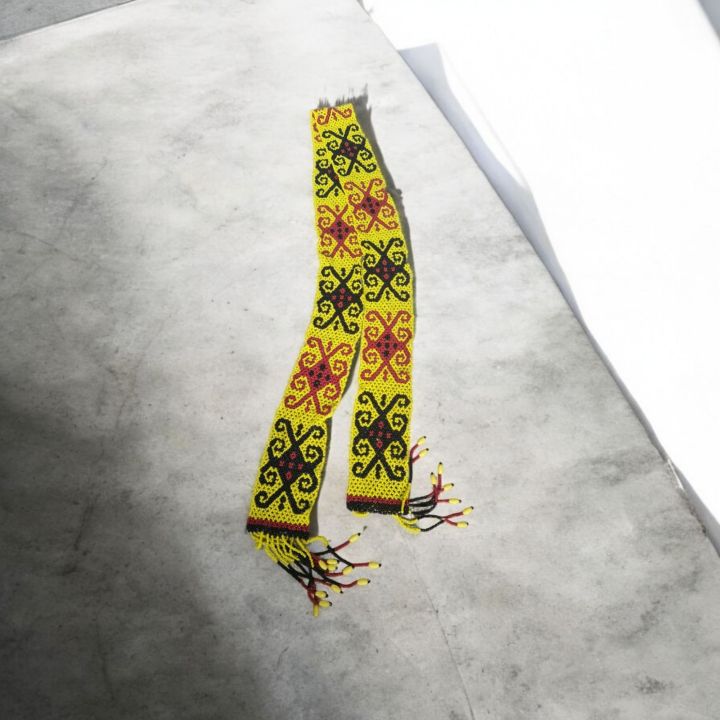 Syal Manik Dayak Borneo panjang 1.5 cm | Lazada Indonesia