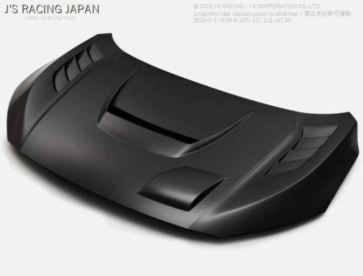 Honda civic Type R FK8 hatchback varis js racing carbon fiber front ...