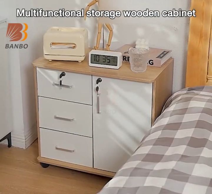 File Cabinet Modern Office Small Cabinet With Lock Drawers Moving ...
