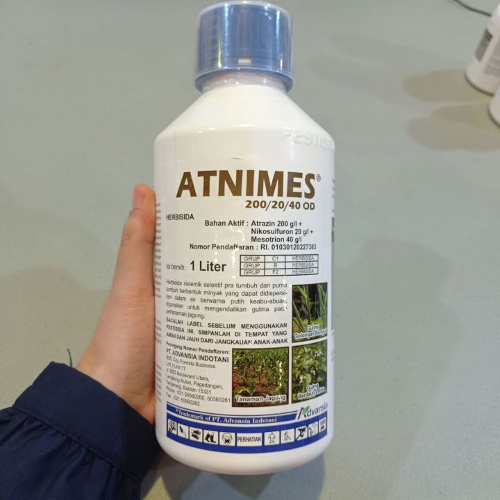 AGROSHOP383 - ATNIMES 200/20/40 OD 1 Liter Herbisida Atrazin 200 g/l ...