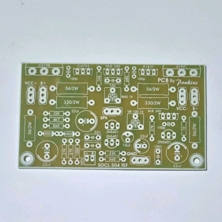PCB PA SOCL 504 Tef Bias Servo Fiber FR4 Fiberglass | Lazada Indonesia