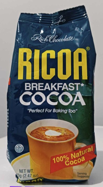 Ricoa breakfast cocoa 70g | Lazada.co.th