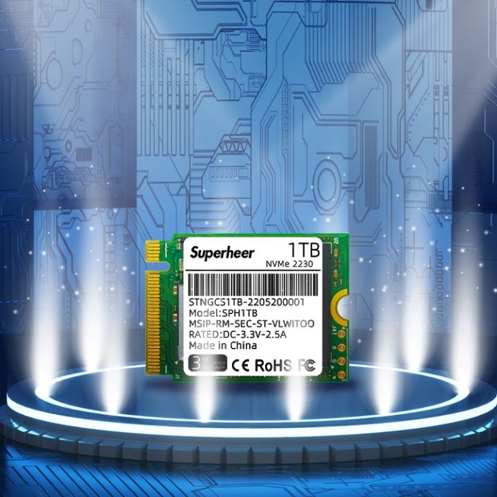 Superheer 1TB M.2 NVMe 2230 PCIe 3.0x4 SSD for Surface ProX Surface ...