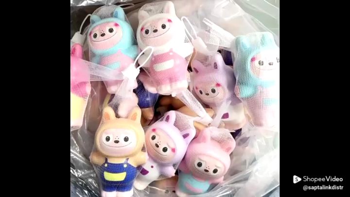 Mainan Labubu Viral Squishy Kenyal Labubu Slow dan Lembut Stress ...