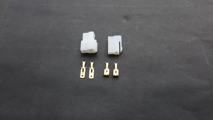 Socket + Skun Motor Mobil 2 PIN Besar - Soket Sambungan Kabel Male ...