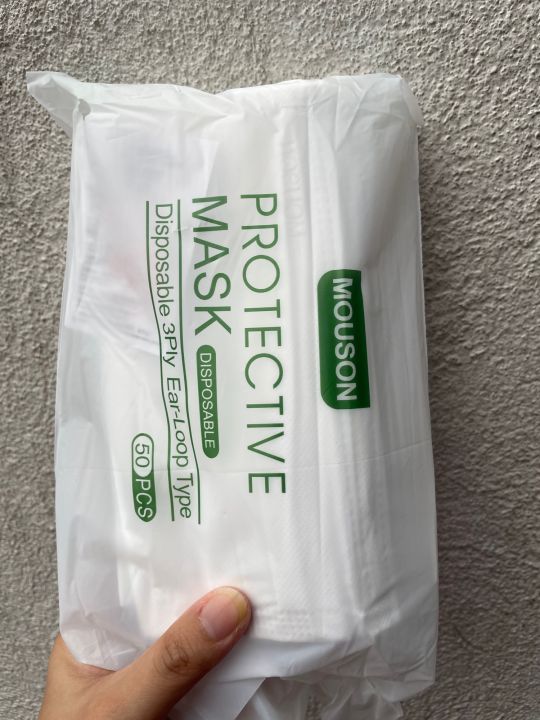 Mouson brand Surgical facemask White 50pcs | Lazada PH