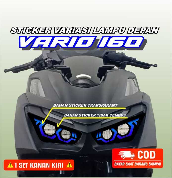 STICKER LAMPU UTAMA ANGEL EYES VARIO NEW 160 (satu pasang) model 01 | Lazada Indonesia