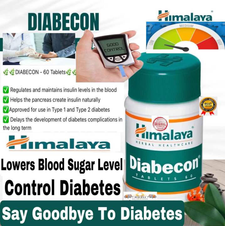 Himalaya Diabecon Reduces Excessive Blood Sugar 60Tabs | Lazada PH
