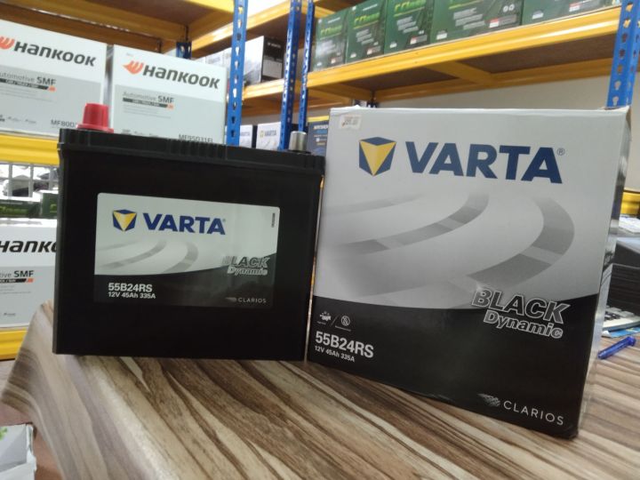 VARTA 55B24RS BLACK DYNAMIC 12V 45Ah 335A | Lazada