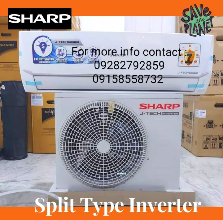 Sharp 2HP Split Type Inverter Aircon J-Tech | Lazada PH