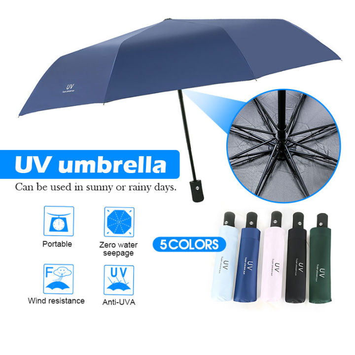 [Ready Stock] UV Umbrella Automatic Foldable Umbrella UV Automatic ...