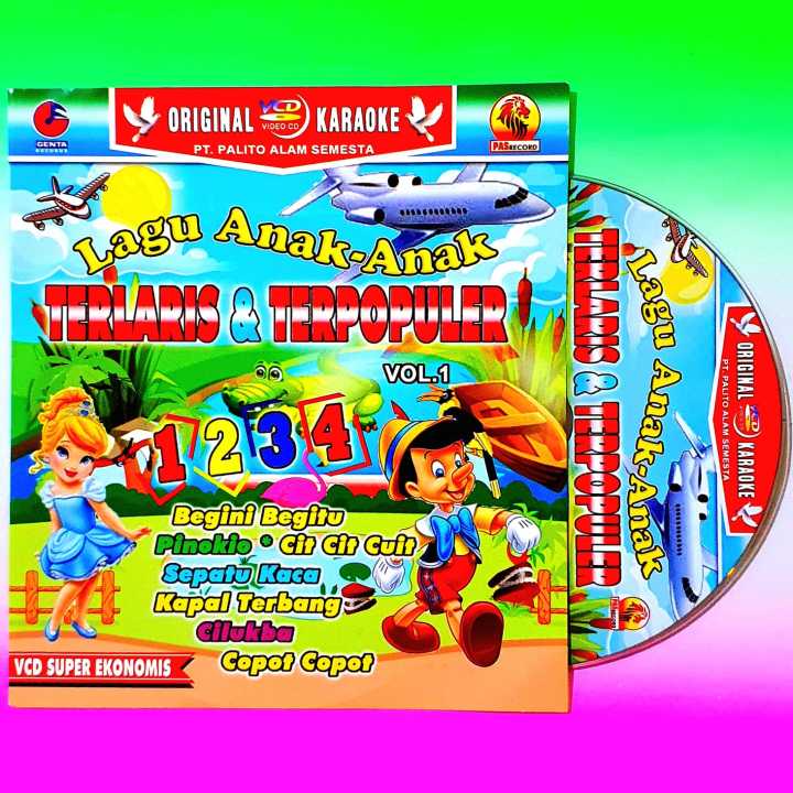 KASET VCD VIDEO MUSIK LAGU ANAK ANAK TERLARIS TERPOPULER SEPANJANG MASA-LAGU ANAK TERBAIK-LAGU ...
