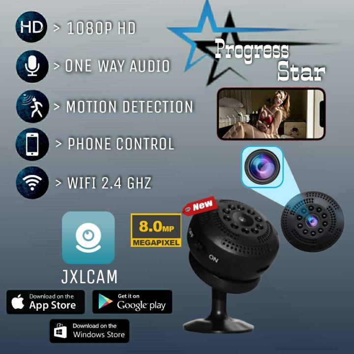 IP Cam Mini Spy WiFi HD 8MP Smart CCTV Wireless Camera Pengintai ...