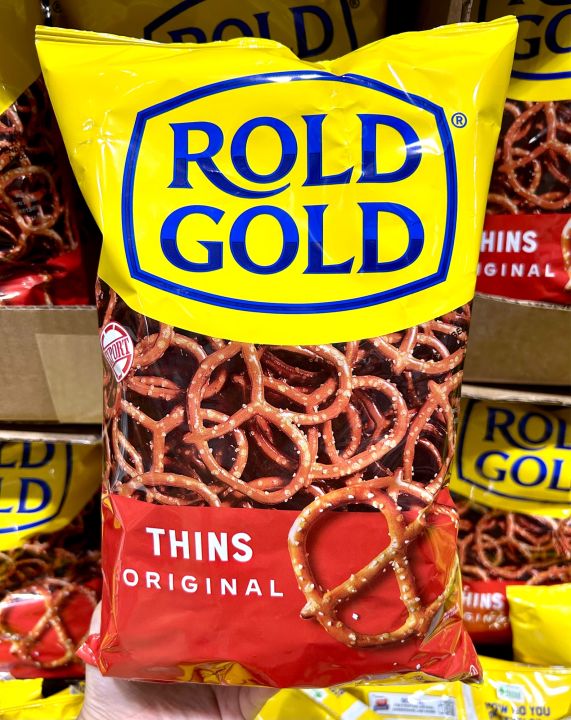 NEW PACKAGING Rold Gold Original Thins Pretzels Biscuits 285g | Lazada PH