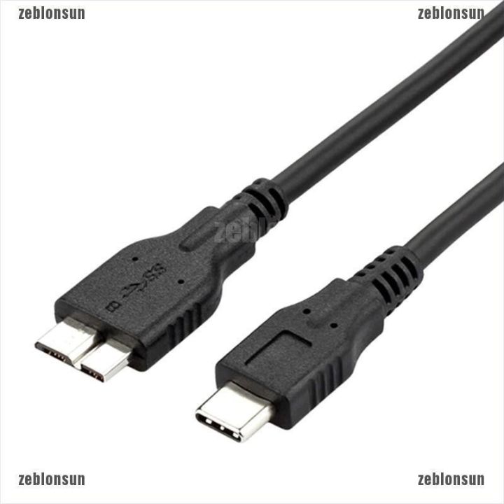 USB 3.1 ประเภท - C ถึง USB 3.0 สาย Micro B สำหรับฮาร์ดไดรฟ์โทรศัพท์ ...