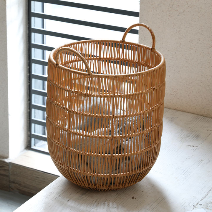 Basket Toy Large Plastic Waterproof Rattan Bathroom Sundries Laundry ...