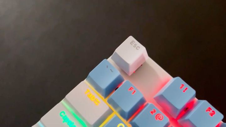 104 Keys Mechanical Keyboard Wired Hot Swappable Blue Switch/Red Switch ...