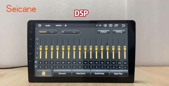 Seicane 9‘’ QLED Touch screen Android Car Audio Stereo player for 2013 ...