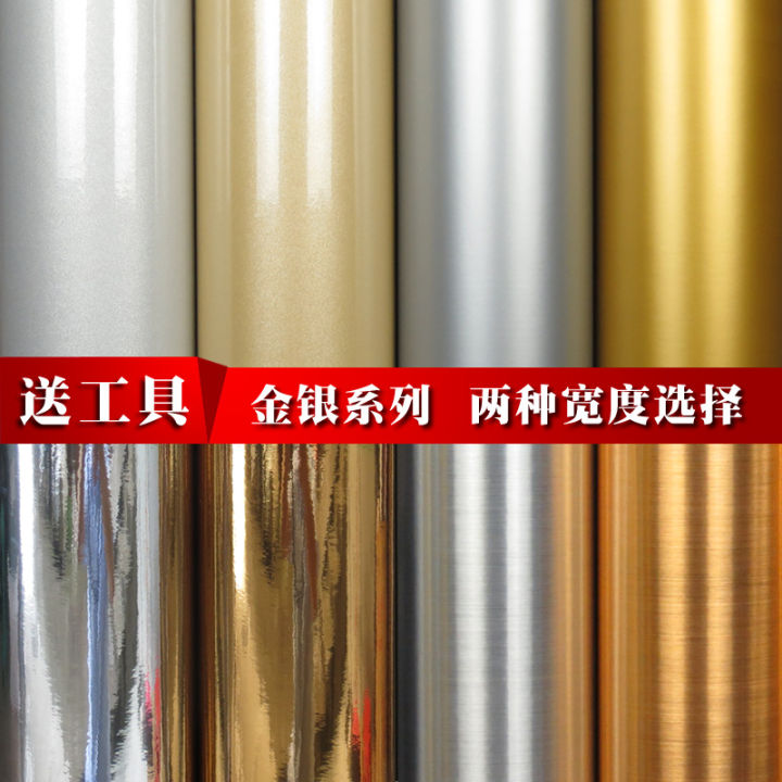 Metal Advertising Golden Elevator Door Sticker Decorative Silver ...