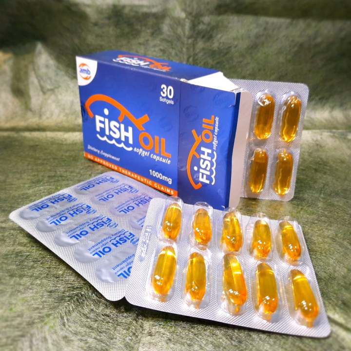 AMB FISH OIL 1000mg Dietary Supplement x 30's | Lazada PH