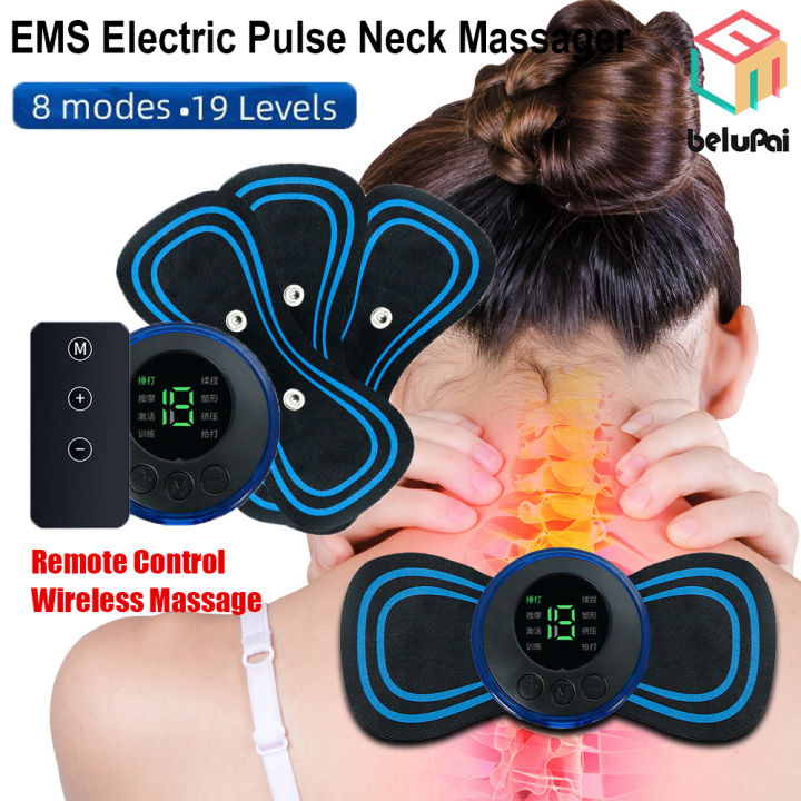 [pantorastar] EMS Pulse Micro-Current Electric Neck Massager with ...